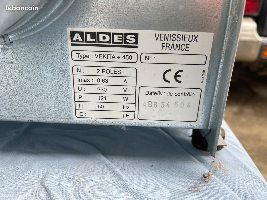VMC Pro Aldes 450+ - Équipements industriels