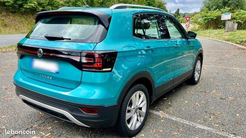 Volkswagen T-Cross CARAT TSI 110 Start/Stop DSG7 -Caméra-GPS- sans clés-CarPlay-ACC - Voitures