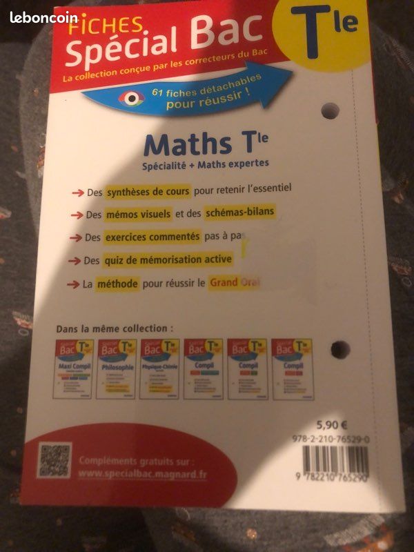 Fiches spécial Bac en Maths - Livres