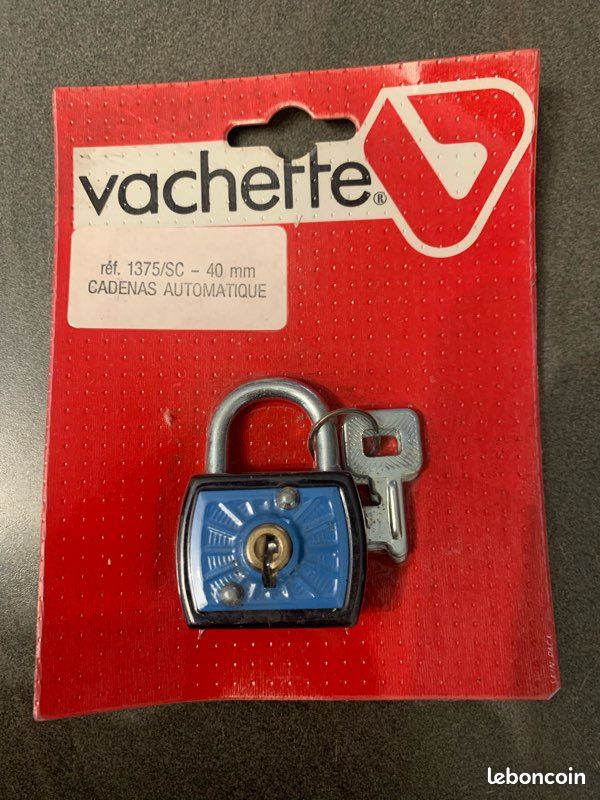 VACHETTE réf. 1375/SC - 40 mm CADENAS AUTOMATIQUE neuf vintage - Bricolage