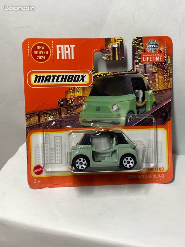 Matchbox 1/64 🇨🇵 2024 Fiat Topolino , mainline 2024 #100/100 - Jeux ...