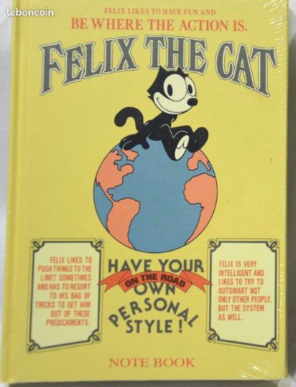 Carnet agenda felix le chat jaune - Collection