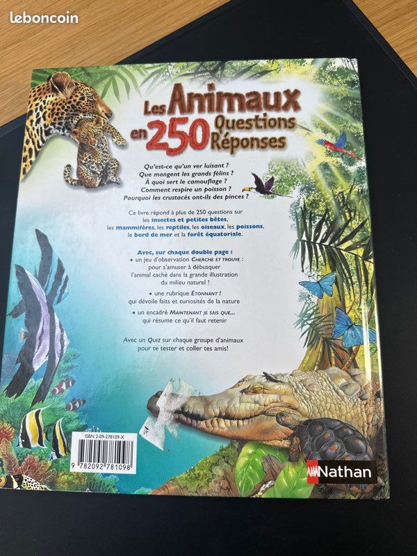 Livre Les animaux en 250 questions - Livres