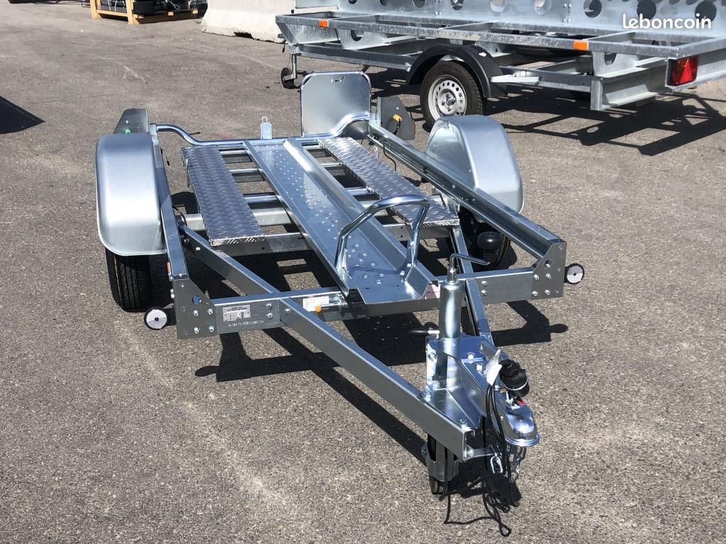 Remorque porte moto basculante erde - Équipement moto