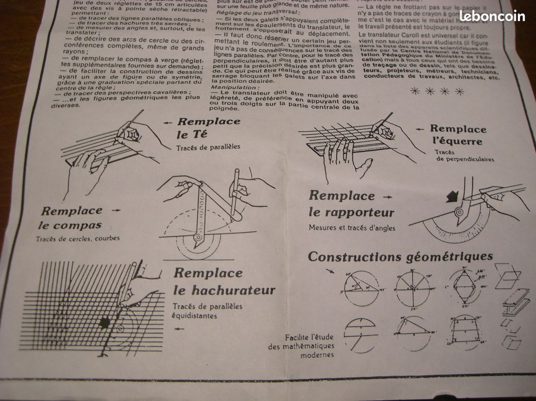 Translateur universel Caroll pour dessin scolaire - Papeterie ...