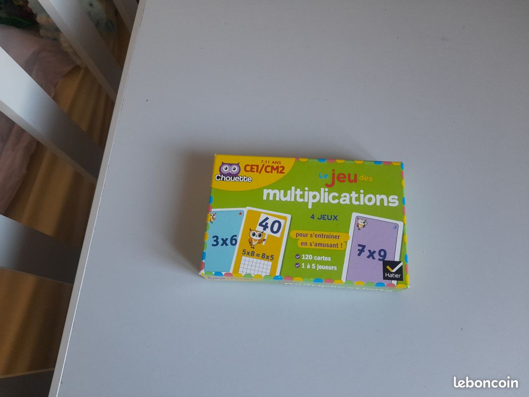 Le jeu des multiplications complet - Jeux & Jouets