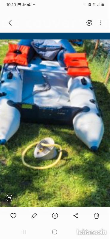 Vends zodiaque Bombard 3m10 - Nautisme