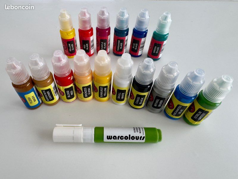 Lot peintures Warcolours Nostalgia 94 - Modélisme