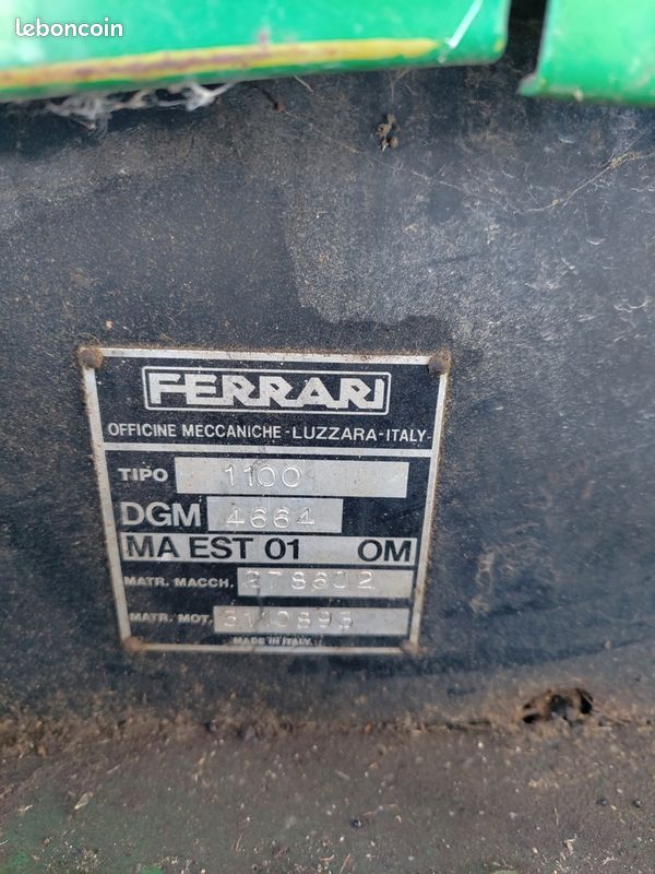Micro tracteur Ferrari 1100 - Tracteurs