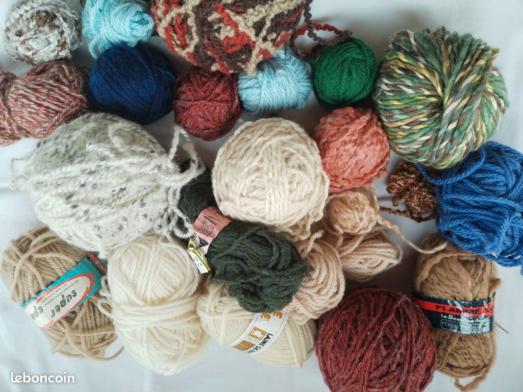 Pelotes de laine, Lot de pelotes de Laine 🧶 - Loisirs créatifs