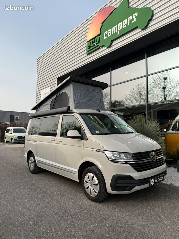 REIMO BY ECO CAMPERS – VW T6.1 TRIOSTYLE 150ch BVM6 – 5 PLACES – GRIS ...