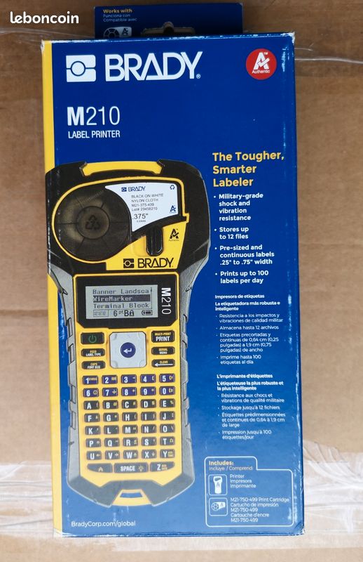 Étiqueteuse Brady m210 neuf - Accessoires informatique