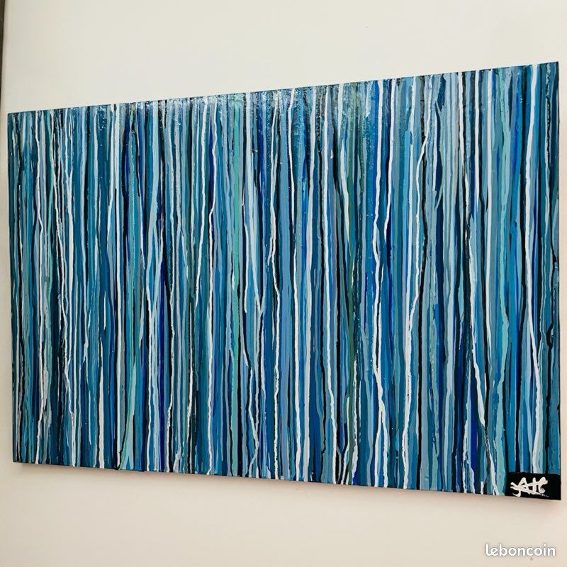 Tableau œuvre originale acrylique sur panneau AT6 Alexandre Trubert ...