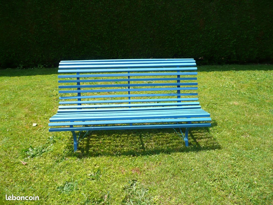 Banc de jardin lattes bois - 150 Euros - Jardin & Plantes