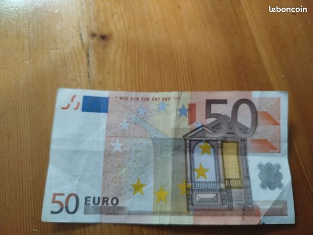 Objets de collection « billet 50 euros 2002 » Toute la France - leboncoin