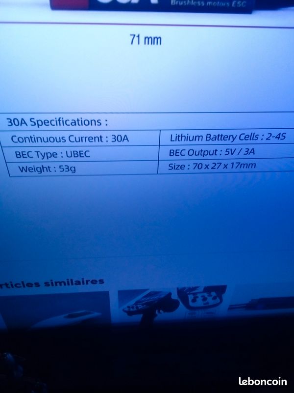 RC bateau brushless - Modélisme