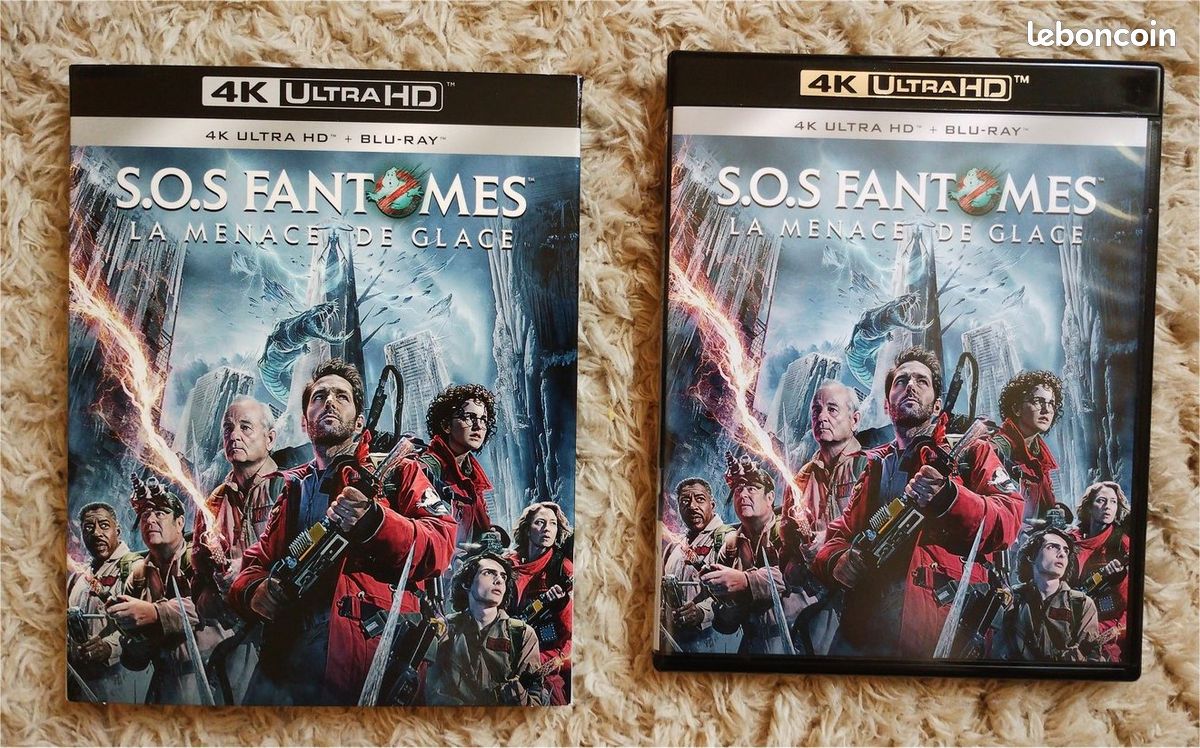 Blu ray 4k + br s.o.s. Sos fantomes la menace de glace / ghostbusters ...