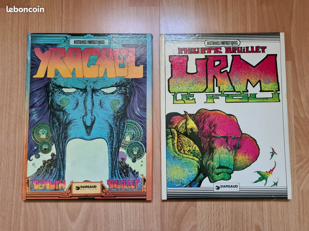 Lot de 2 BD de Philippe Druillet, série Yragael - Livres