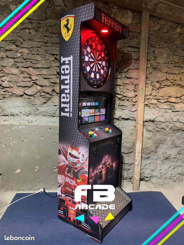 Borne dart cab Retour vers le garantie 3 ans écran 24 pouces son 2.1 ...