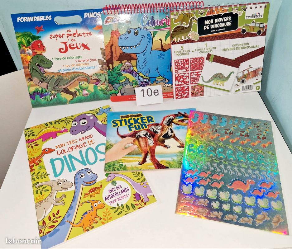 Lot activités dinosaures - Loisirs créatifs