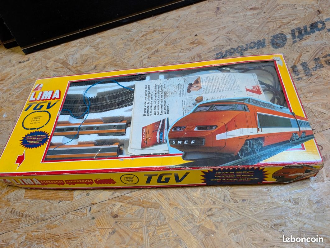 Coffret complet LIMA train TGV SNCF collector - Modélisme