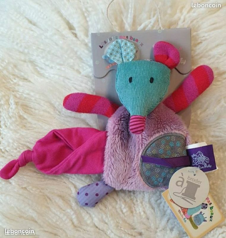 DOUDOU mouchoir SOURIS LES JOLIS TROP BEAUX MOULIN ROTY NEUF - Jeux ...