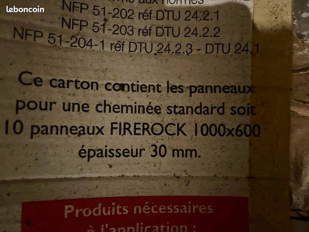 Panneau laine de roche - Bricolage