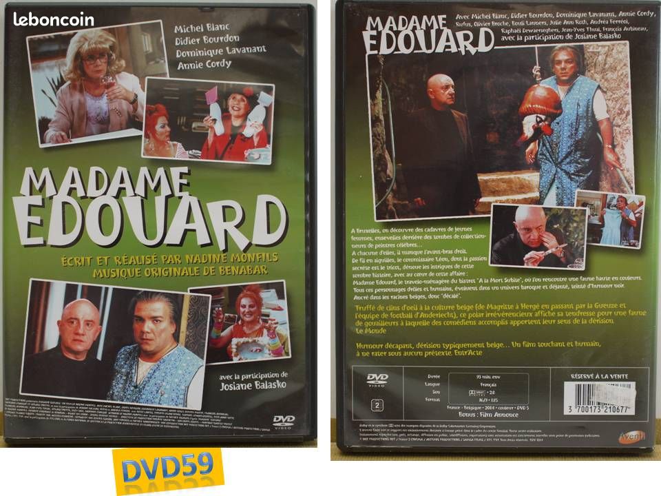 Dvd MADAME EDOUARD avec BALASKO - DVD - Films