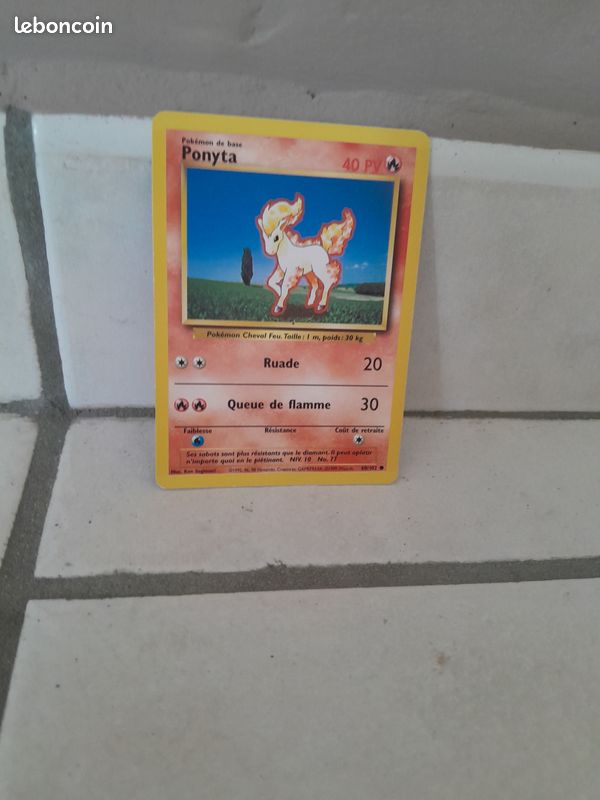 Carte pokémon Ponyta - Jeux & Jouets