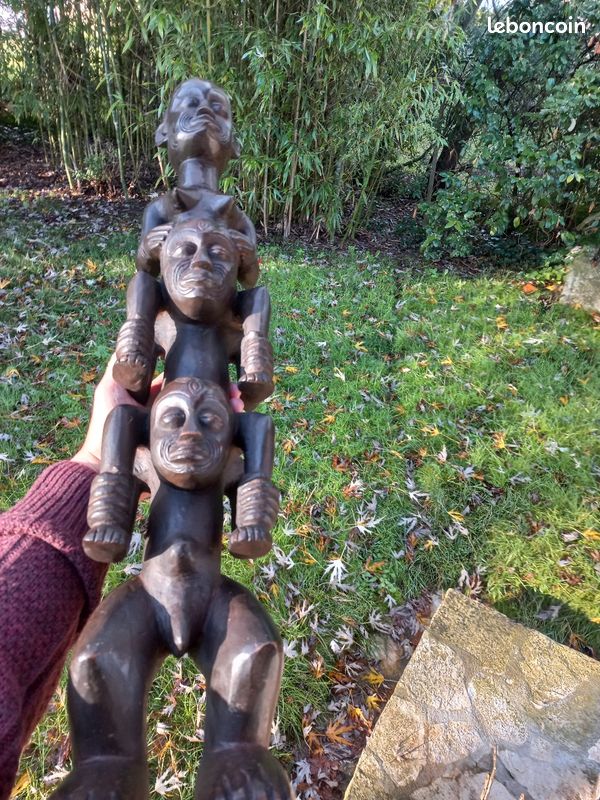 Statue congo art africain pas masque - Collection