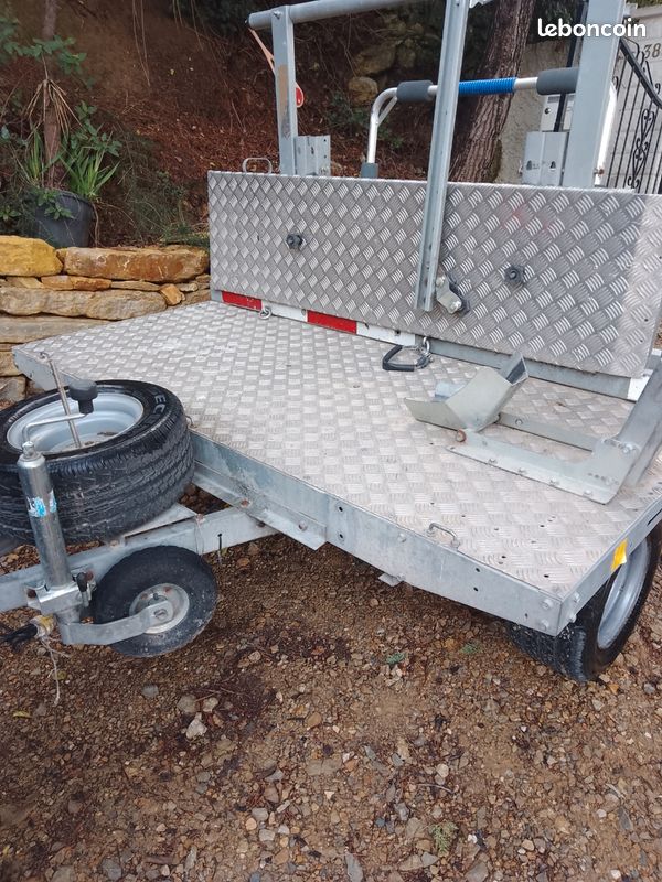 Remorque transversale JALON extensible ttes options - Équipement caravaning