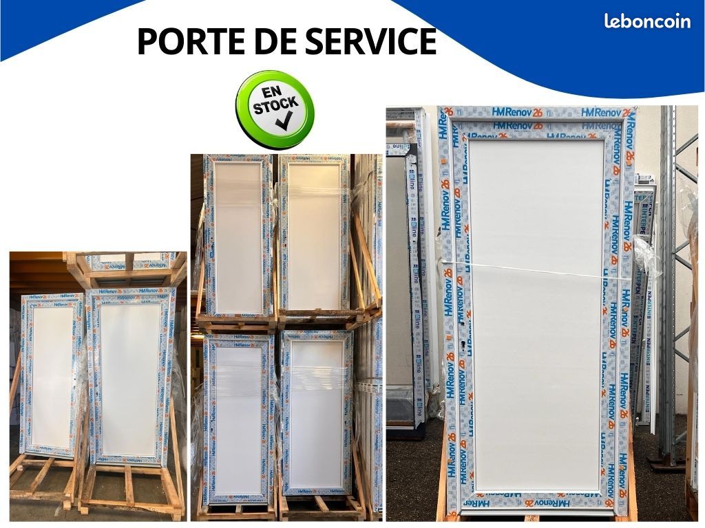 Porte de service PVC - Bricolage