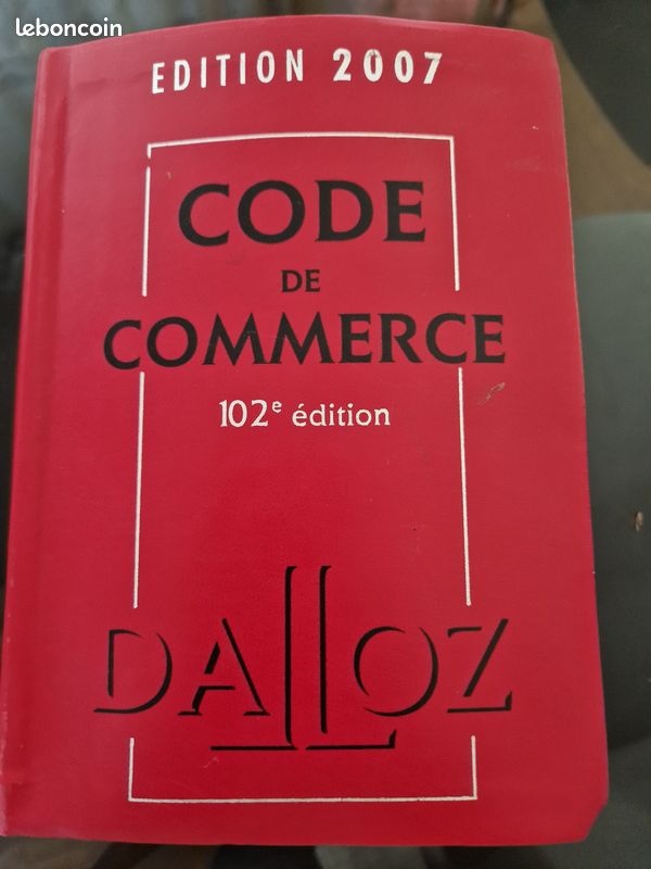 Livre code de commerce 102em édition - Collection