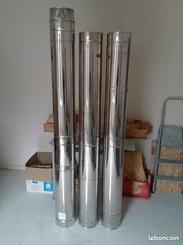 Tubage inox double paroi non isolé - Bricolage