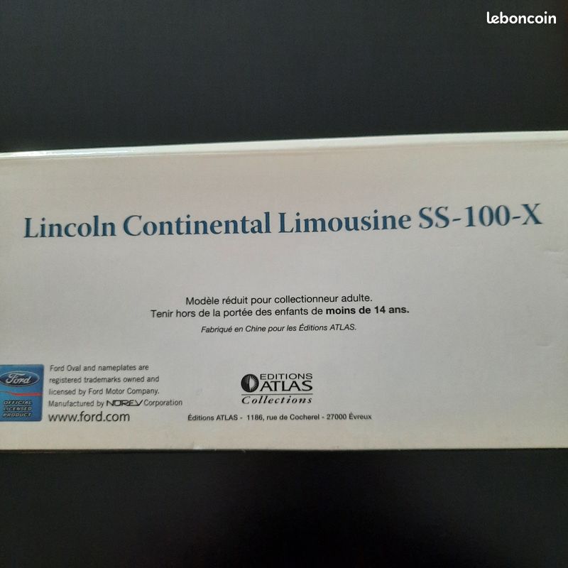 Voiture miniature JFK - Collection
