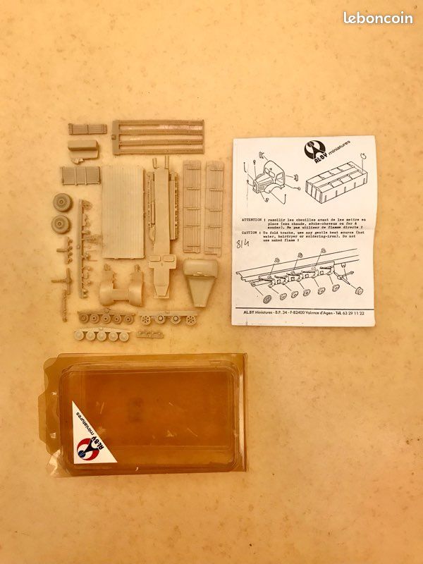 1/72 alby kit 814 : mercedes -benz l 4500 r maultier . Half-track . 9 ...