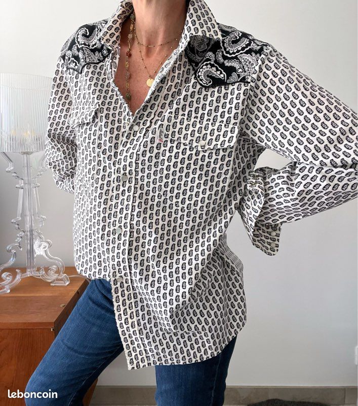 Chemise provençale Mistral Les indiennes de Nîmes Camargue gardian ...