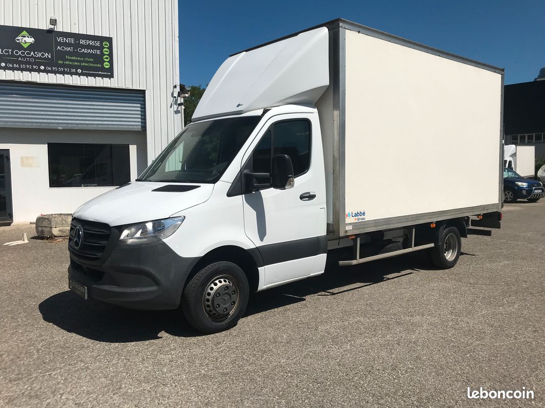 MERCEDES SPRINTER - 514 CDI 143 cv 7G-TRONIC -CAISSE 20m3 + HAYON 750 ...