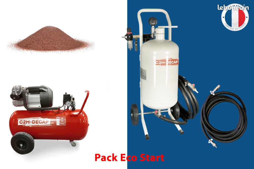 Pack C2M Decap aerogommeuse 40L - Bricolage