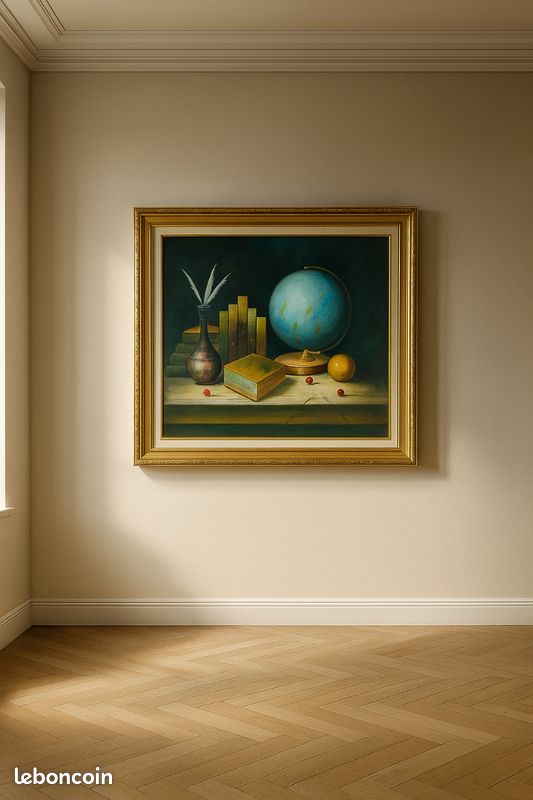 Magnifique peinture à l'huile représentant une nature morte - Collection
