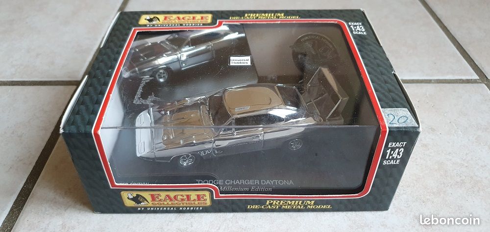 Dodge Charger Daytona millenium édition eagle collectibles 1/43ème US ...
