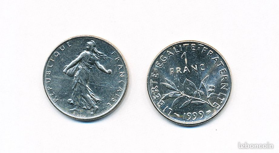 Pièce de 1 Franc semeuse de 1999 - Collection