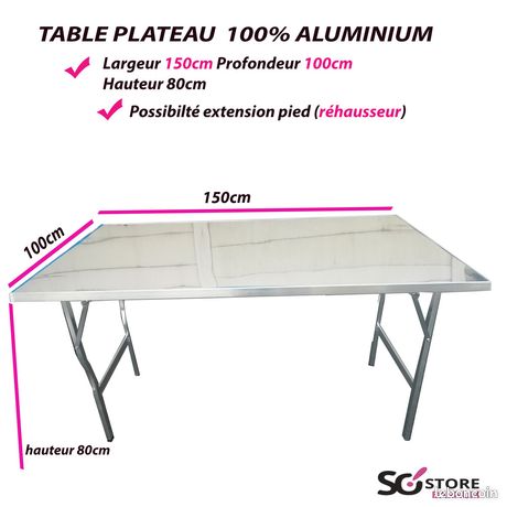 Table pliante marche d'occasion - Équipements pour commerces & marchés ...