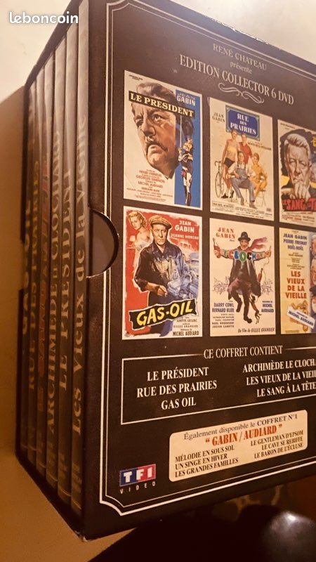 Coffret 6 DVD Jean Gabin / réalisateur Michel Audiart - DVD - Films