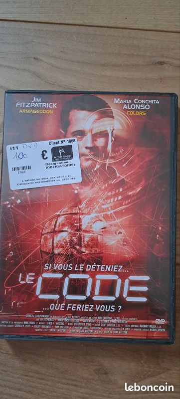 Film le CODE... - DVD - Films