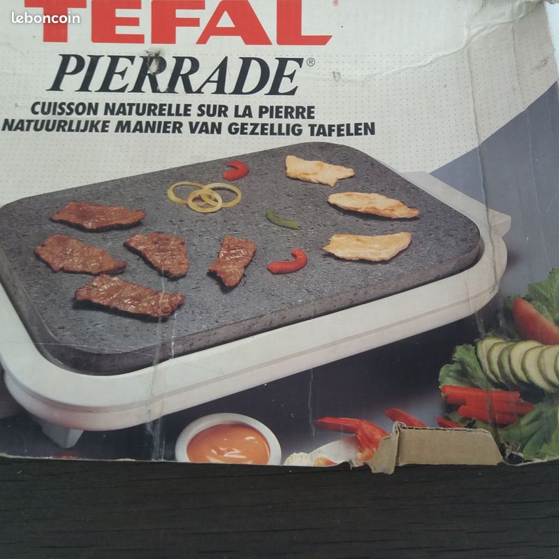 Pierrade électrique TEFAL p/grillades viandes, poissons, légumes ...