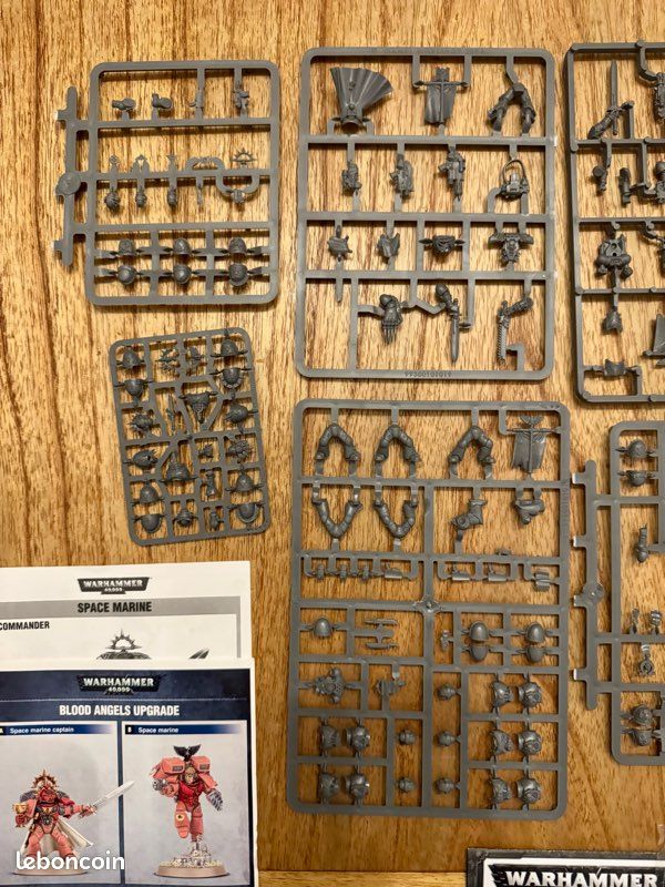 Warhammer 40K Adeptus Astartes Space Marines Company Command Blood ...