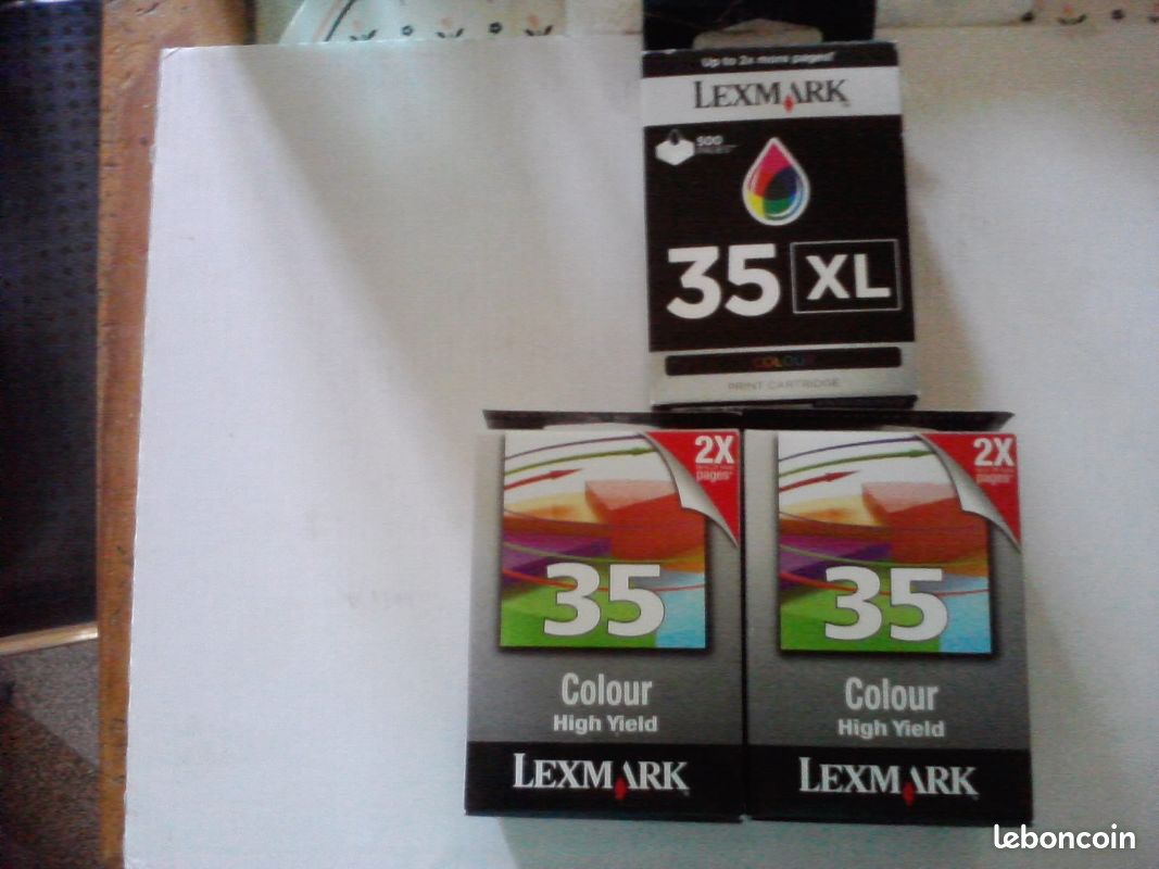 Cartouches lexmark 34XL et 35XL - Accessoires informatique