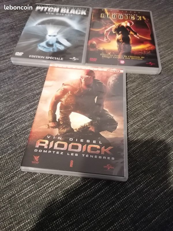 Trilogie DVD Riddick avec Vin Diesel - DVD - Films