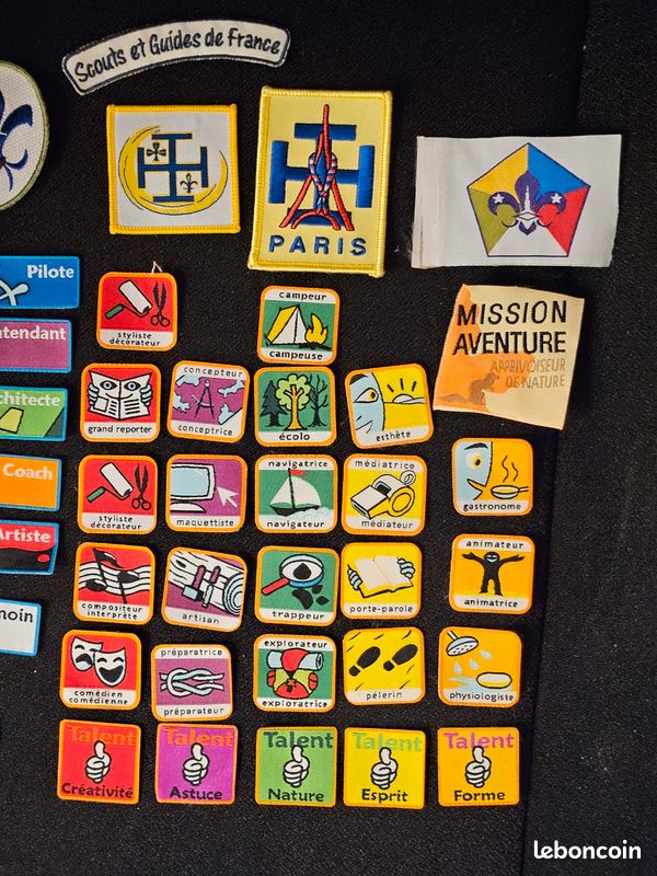Insignes Badges Scouts et Guides de France - Collection